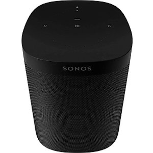Sonos One (Gen 2) Smart Speaker with Alexa - Black (Renewed)