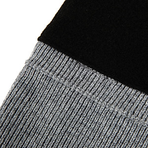 Lallier 100% Merino Wool Beanie for Men and Women, Pure Wool Ribbed Knit Warm Winter Hat with Gift Box (Light Gray)