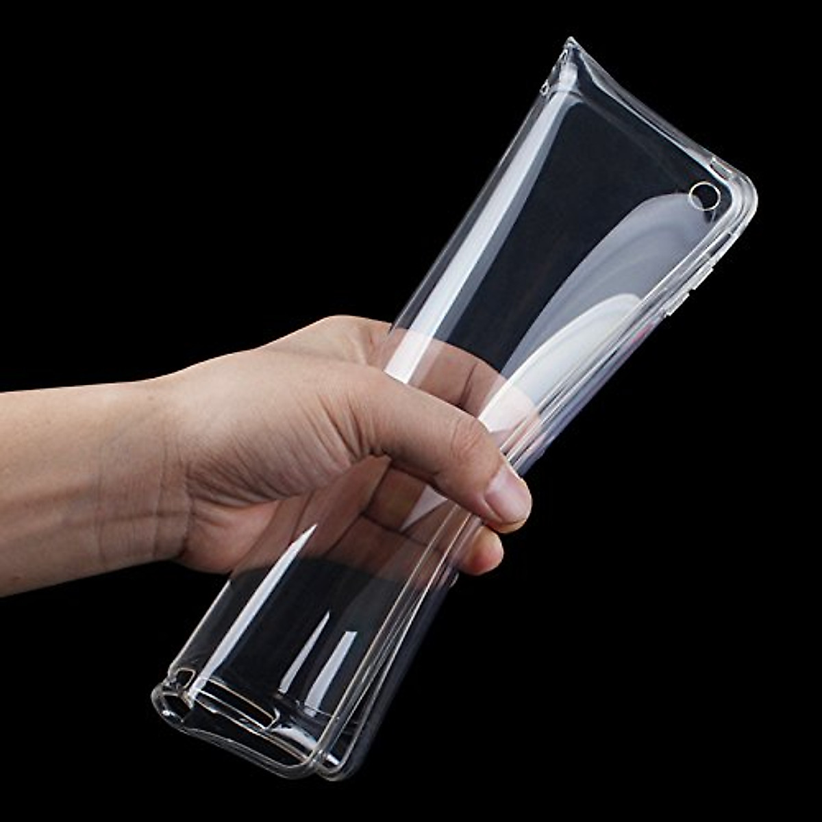 iPad Air II TPU Bumper Case, Ultra-Thin Flexible Silicone Gel Protective Case Cover for 9.7 inch iPad Air 2 - Crystal Clear