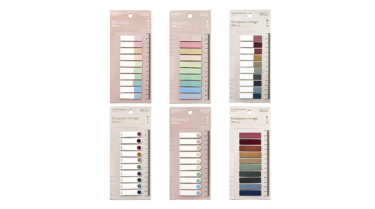 Toosunny 1200 Colorful Sticky Index Tabs for Easy Organizing