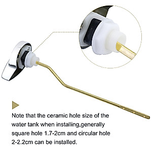 NCWIND Toilet Flush Lever Handle Universal Toilet Handle Replacement for Toilet Tank (Side Mount)