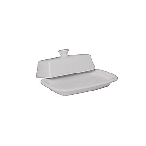 Fiesta Covered Butter Dish, X-Large, White
