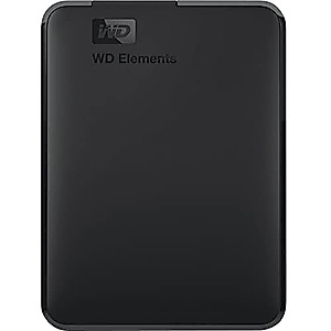 WD 18TB My Book Desktop External Hard Drive, USB 3.0, External HDD- WDBBGB0180HBK-NESN & 5TB Elements Portable External Hard Drive HDD, USB 3.0, WDBU6Y0050BBK-WESN