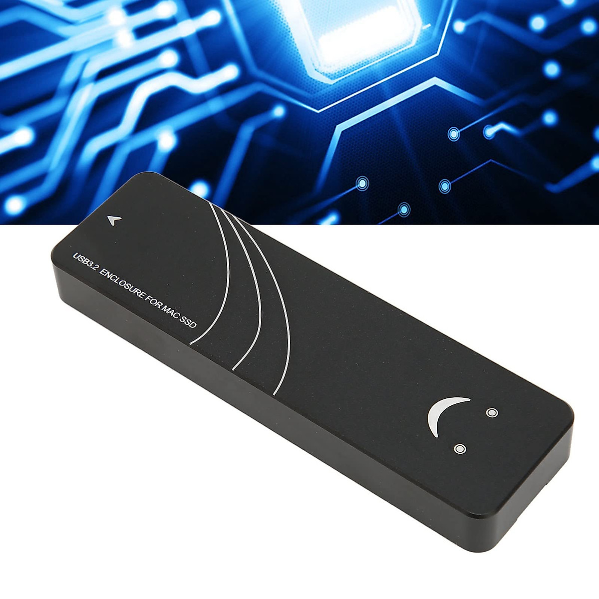 SSD Enclosure, USB3.2 SSD Enclosure Plug and Play Type C Interface for Office