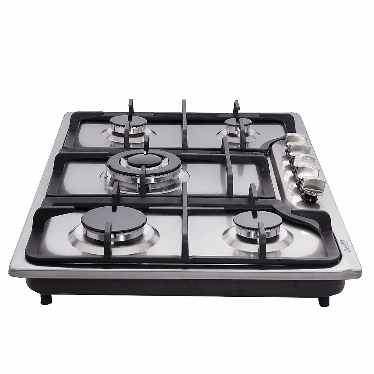 Deli-kit 30 inch Gas Cooktops Dual Fuel Sealed 5 Burners Gas Cooktop Drop-In Stainless Steel Gas Hob Gas DK257-A01 Cooktop
