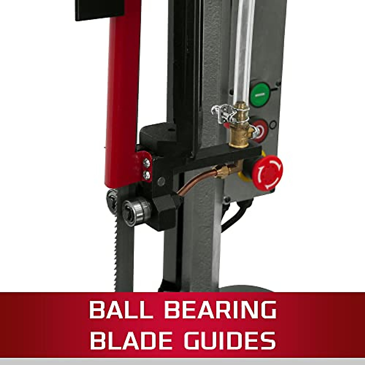 JET HVBS-710S, 7" x 10-1/2" Belt-Driven Mitering Bandsaw, 1Ph 115/230V (413451)