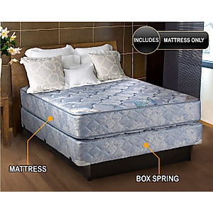 DS Solutions USA Chiro Premier 2-Sided Orthopedic (Blue Color) Full XL Mattress Only with Mattress Cover Protector