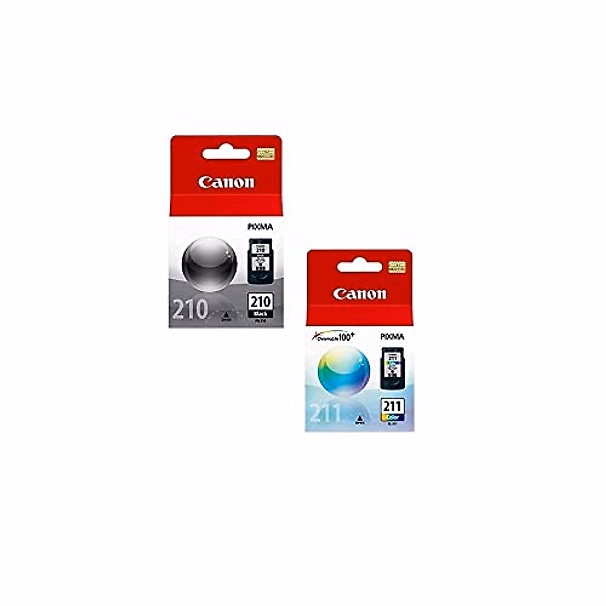 Canon Cartridge Combo PG-210 Black / CL-211 OEM Color for PIXMA MP240 MP250 MP270 MX320 MX330 MX340 IP2700 IP2702 Ink Cartridge Set (1 Black, 1 Color)