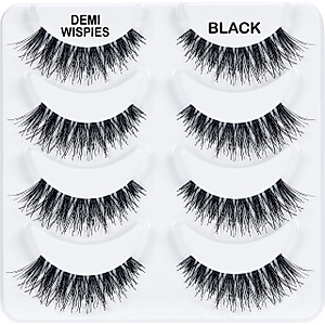ARDELL Professional Natural Multipack - Demi Wispies Black by Ardell, Pack of 3