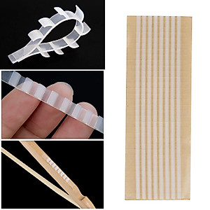 AUEAR, 100 Pack Clear Non-Slip Rubber Hanger Grips Hanger Strips Adhesive Clothes Hanger Grips (2.76" x 0.24")