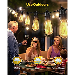 Sunco 6 Pack Vintage LED Edison Bulbs, 75W Equivalent 13W, 1600 LM Ultra Brightness Dimmable ST58 Filament, 3000K Warm White, E26 Medium Base Clear Glass Light Bulbs