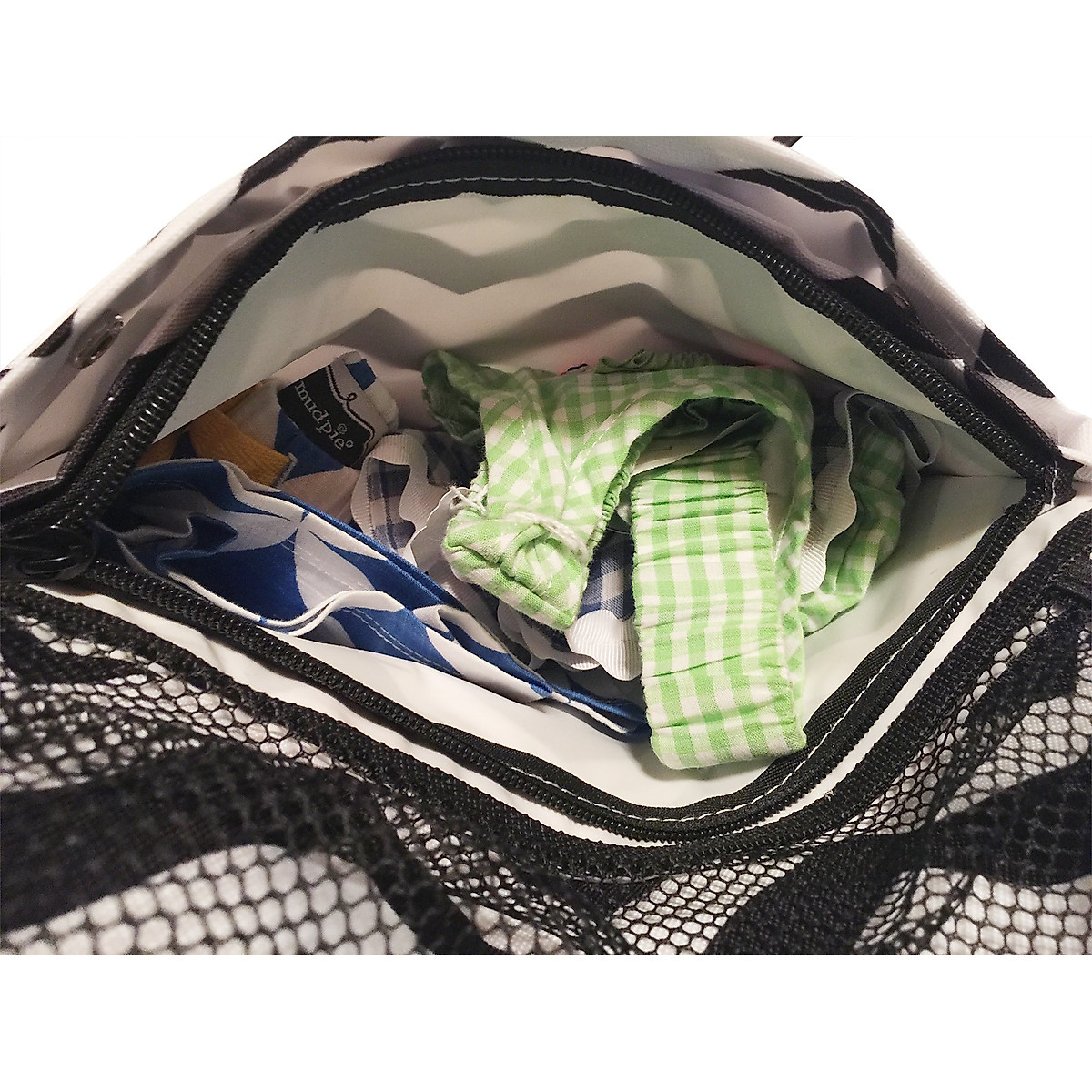 Skeddadles Baby Portable Changing Pad, 2 Wet/Dry Storage Areas, 2 Bags in 1!