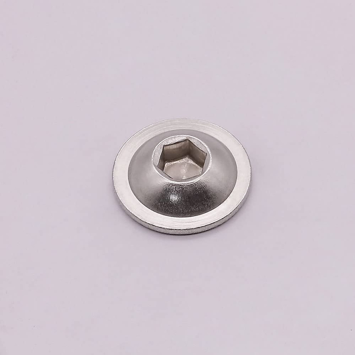 RoyceMart (25 Sets) M6-1.0 x 20mm Flanged Washer Button Head Socket Cap Screws with M6-1.0 Hex Nuts and Extra-Large Flat Washer, Stainless Steel 304 (18-8)