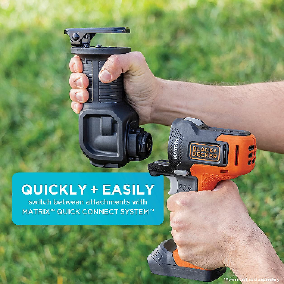 BLACK+DECKER Reciprocating Saw Accessory For Cordless Drill with Matrix Impact Driver Attachment (BDCMTRS & BDCMTI)