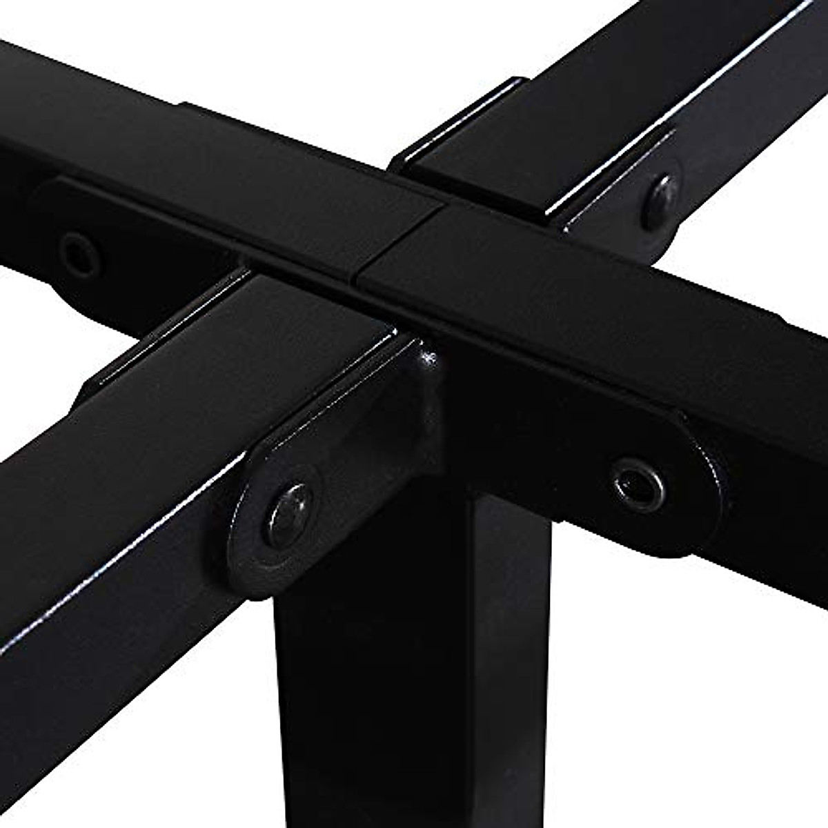 Homdock Cal King Size Bed Frame-16 Inch Metal Platform Mattress Foundation/Sturdy Strong Steel Structure 3500 lbs Heavy Duty/Noise Free/None Slip/No Box Spring Needed/Black Finish