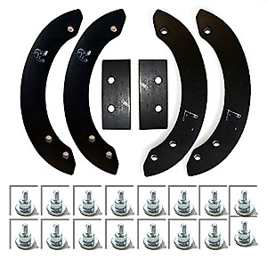 Genuine Honda HS520 Snow thrower paddle, scraper bar and belt set/kit, 06720-v10-030, 76322-v10-020, 22431-v10-013