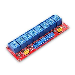 1PCS 24V 8 Channel Relay Module High and Low Trigger Red Board 8Channel Relay Module