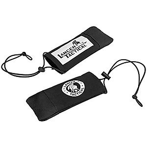 Lancer Tactical Airsoft - Tactical Airsoft Barrel Cover w/Bungee Cord for Airsoft Guns and Paintball Markers Color Black