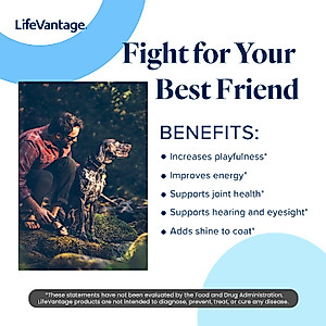 Petandim Dog Vitamins, 30 Chewable Tablets, Reduce Oxidative Stress, Joint Supplement for Dogs, Dog Skin and Coat Supplement, Vitamin for Dogs in a Bacon, Chicken, and Liver Flavored Chewable Tablet