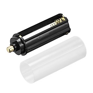 uxcell AAA Battery 3x1.5V Storage Adapter Case,18650 Battery Holder Converter for AAA LED Flashlight 8 Set