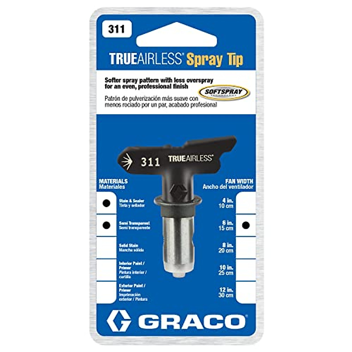 Graco TRU311 TrueAirless 311 Spray Tip
