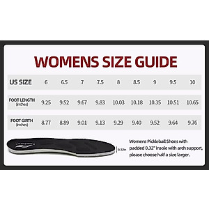 ZOOMCO Women's Pickleball Shoes Tennis Court Shoes Badminton Shoes for Women Whiteblue