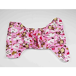 Tutim Reusable Diapers, Washable and with Organic Bamboo insertions, for Kids and Babies Between 0-3 Years (Mono)