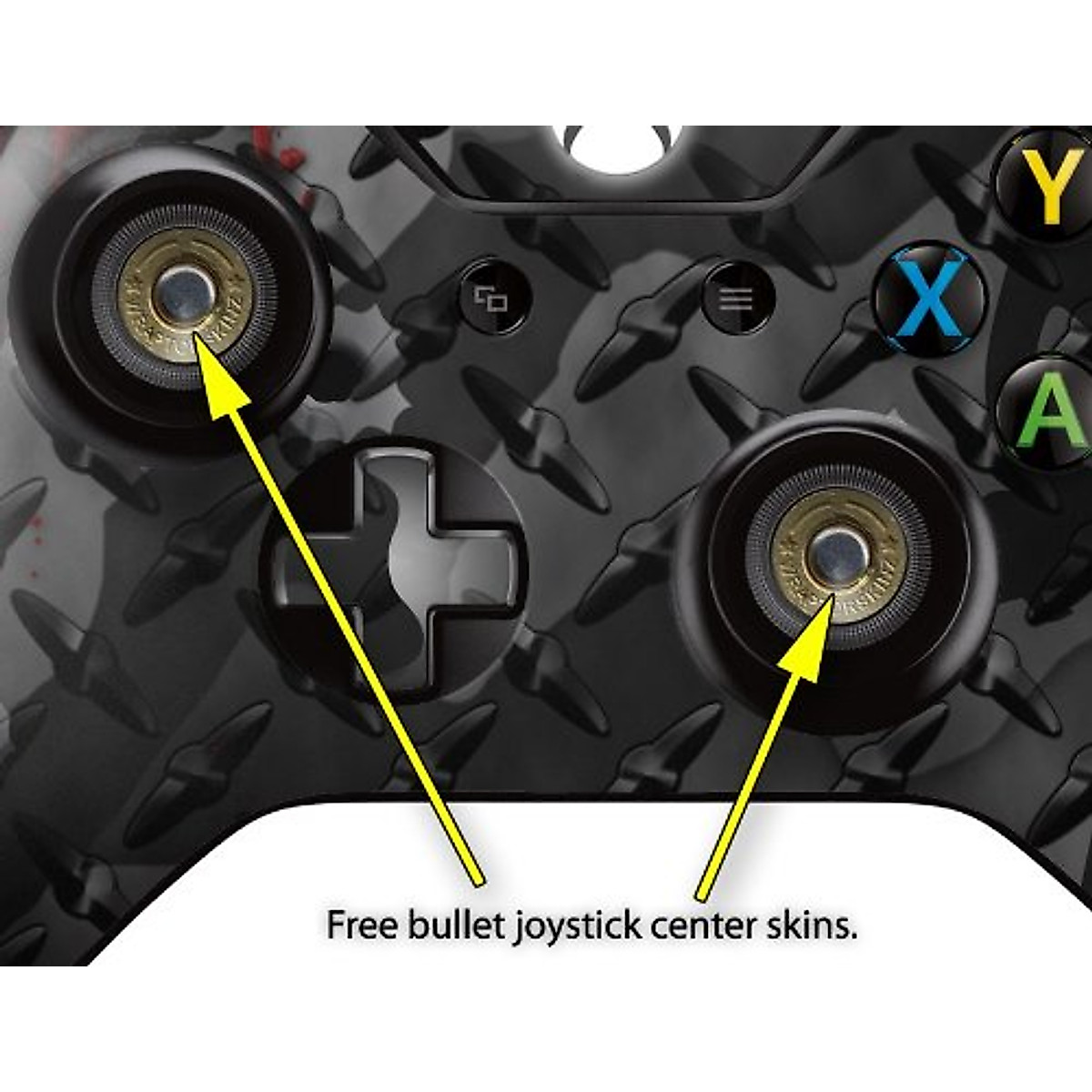 WraptorSkinz Decal Style Vinyl Skin Wrap compatible with XBOX One Original Wireless Controller War Zone - (CONTROLLER NOT INCLUDED)