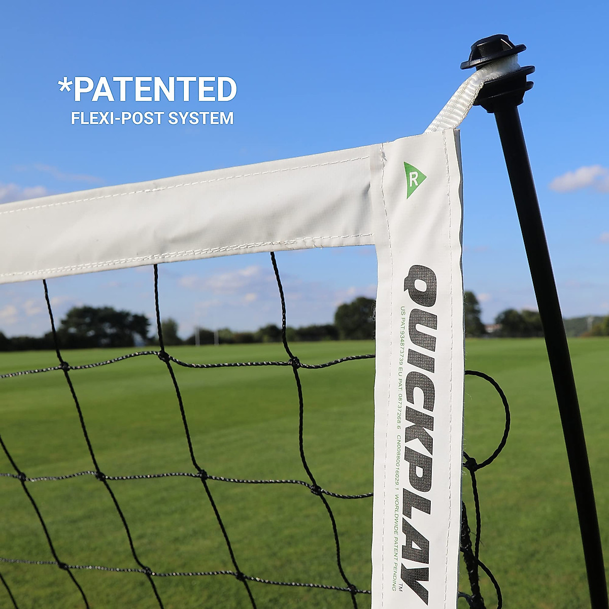 QUICKPLAY Kickster Soccer Goal Range – Ultra Portable Soccer Goal | Quick and Easy Set Up | Includes Soccer Net and Carry Bag | Available in 7 Sizes [Single Goal]