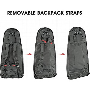 TRT Rifle Soft Case, Tactical Long Rifle Carrying Soft Protective Bag, Perfect for Storage or Transportation to Shooting Range/Hunting Site/Outdoor Tactical Rifle Backpack - 36"