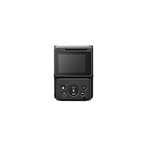 Canon PowerShot V10 Vlog Camera for Content Creators, 19mm Wide-Angle Lens, 1" CMOS sensor, 4K Video, Face-tracking, Built-in Microphone, Image Stabilization, Webcam, Live Streaming, Silver
