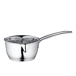 Küchenprofi Stainless Steel Saucepan with Clad Bottom, 16-Ounce,Silver