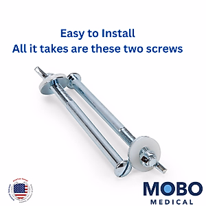 Heavy Duty Elongated Toilet Seat Riser, Easy to Install - 3.5" Lift - 300 lbs Capacity, Premium Padded Support Handles