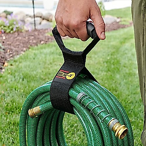 Easy-Carry Wrap-It Storage Straps - 22” (2-Pack) – Heavy-Duty Hook and Loop Cord Carrying Strap, Hanger, and Organizer with Handle for Pool Hoses, Garden Hoses, Cords, Cables and More