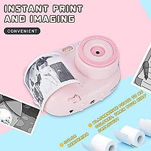 01 Children Camera, Kid Toy Camera, Removable Lithium Battery 2.4in HD Screen 1080p for Camera Shooting Photo Taking