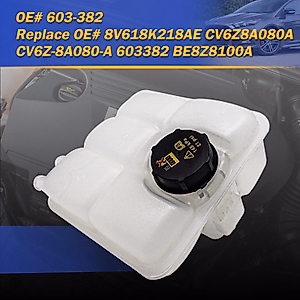 X4XZ Front Engine Coolant Reservoir Radiator Expansion Tank for Ford Focus 12-18/Escape 13-16/C-Max 13-18/Transit Connect 14-16 603-382