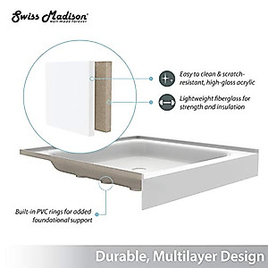 Swiss Madison SM-SB510 Voltaire 48x36 Shower Base