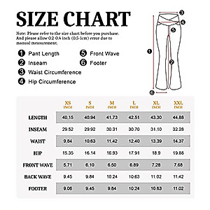 HEGALY Women's Flare Yoga Pants - Crossover Flare Leggings High Waisted Bootcut Bell Bottom Workout Sweatpants Black