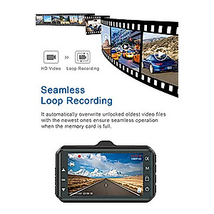 Dash Cam for Cars 1080P FHD 2022 Car Dash Camera for Cars CHORTAU 3 inch Dashcam with Night Vision,170°Wide Angle, Parking Monitor, Loop Recording, G-Sensor