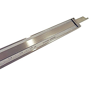 150 mm Metric Dial Calipers Accurate to 0.02 mm per 150 mm Hardened Stainless Steel for Inside, Outside, Step and Depth Measurements MDC-6