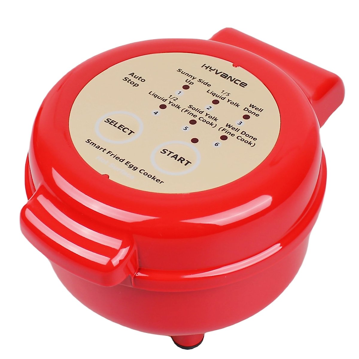 Hyvance Smart Fried Egg Cooker, Low Heat Cooking, Make fried egg like Sunny side up, Over easy etc. It automatically stops with sound alert when done, Non stick coating, Patent applied