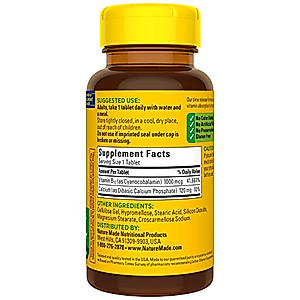 Nature Made Vitamin B12 1000 mcg Time Release Tablets, 75 Count (Packaging May Vary)