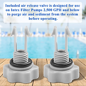 25004/2,500 Gallon Filter Pump Replacement Seals Kit Pack for Intex Pool Filter Pump (Includes 5 Combined Parts