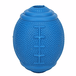 Naroote Pet Chewing Toy Balls Interactive Rubber Teeth Clean Safe High Resilience Bite Resistant Outdoor Dog Rugby Toy