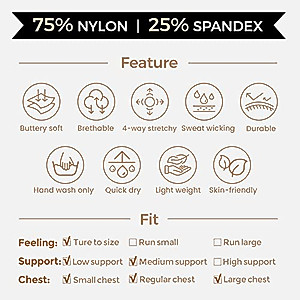 Aoxjox Women's Workout Sports Bras Fitness Padded Backless Yoga Crop Tank Top Twist Back Cami (White, Large)