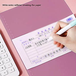 Tnfeeon A4 Writing Pad,Multifunctional Plastic Exam Writing Soft Pad Translucent Drawing Board with Scale for Students()