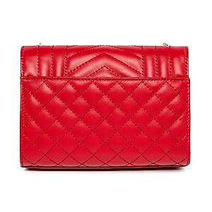Women Clutch Bags Genuine Leather Evening Bags Wedding Purses Small Crossbody Bag -Red
