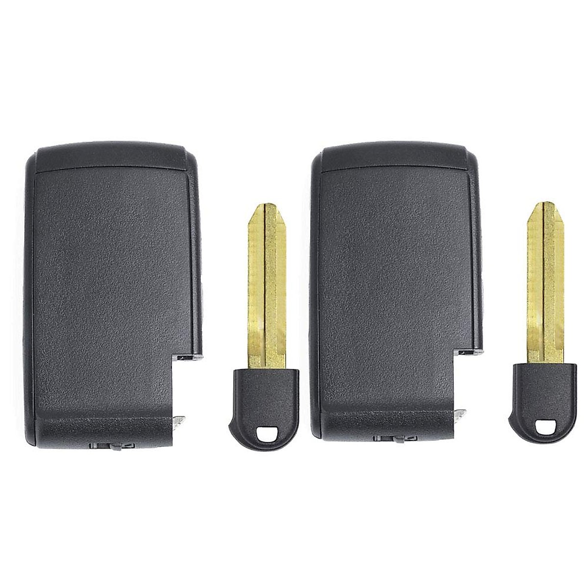 Beefunny Replacement with Blank Key Smart Remote Key Shell Case Fob 3 Button for Toyota Prius 2004-2009 (1)
