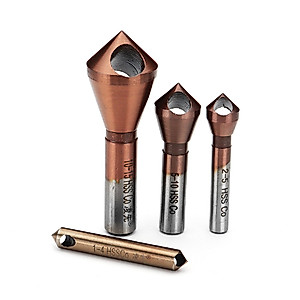 MTSAS M35 Cobalt Countersink Drill Bit 1-4/2-5/5-10/10-15mm Deburring Chamfer Drill Bit (2-5mm)