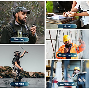 KETELESE T1 Rechargeable Walkie Talkies for Adults Long Range, 22 Channel 2 Way Radios, USB C FRS Walkie-Talkie with Earpiece, NOAA, VOX, Group Call for Hiking, Camping, Hunting (2 Pack), Black